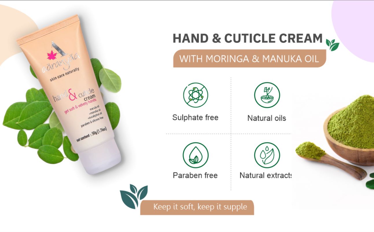 Hand & Cuticle Cream With Moringa & Manuka Oil – myigstore